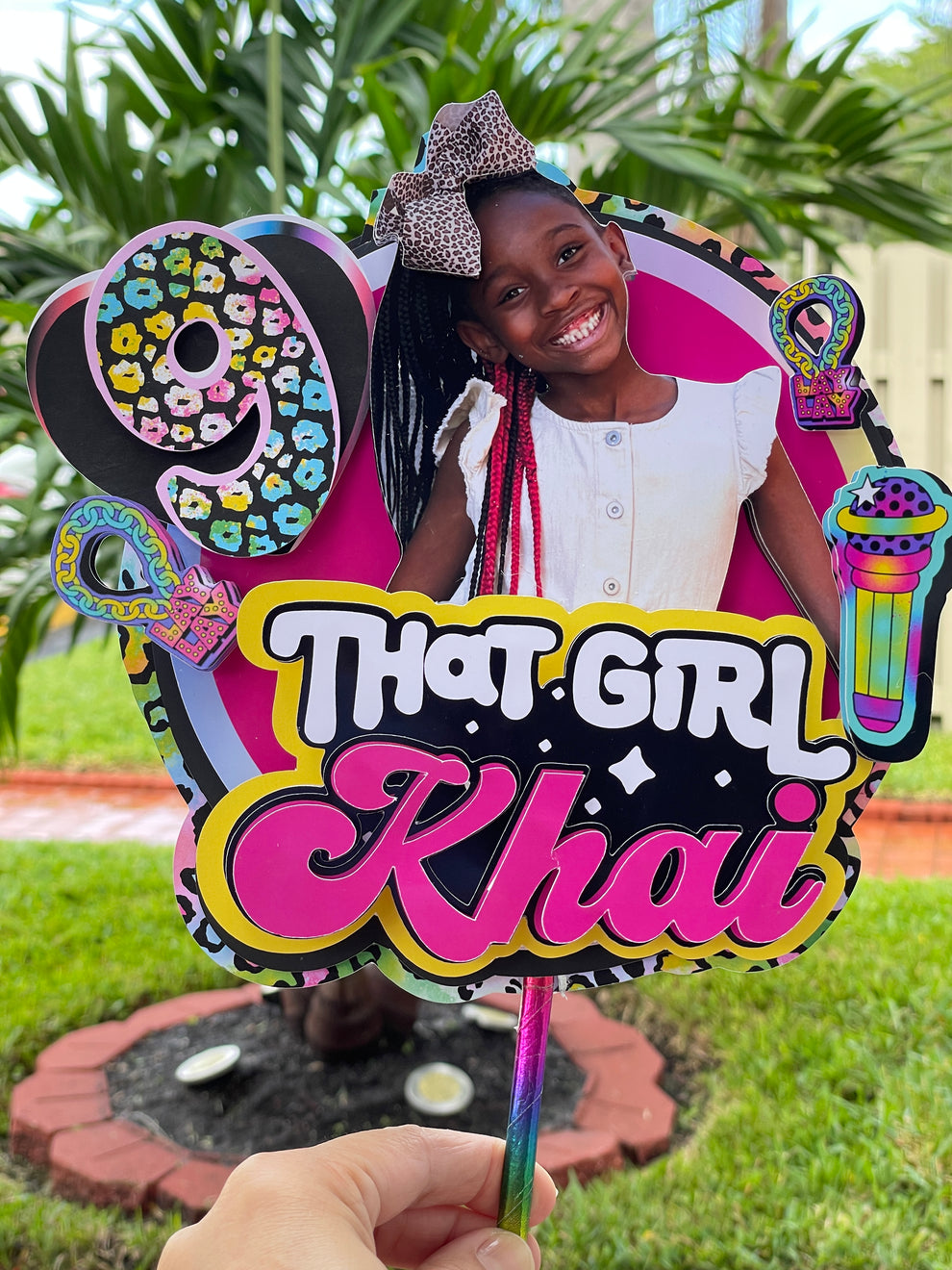 Personalized Cake Topper | Kids Birthday Party Decor – SCPARTYCREATIONS