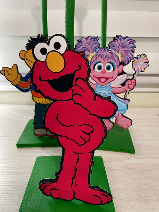 Elmo centerpieces – SCPARTYCREATIONS