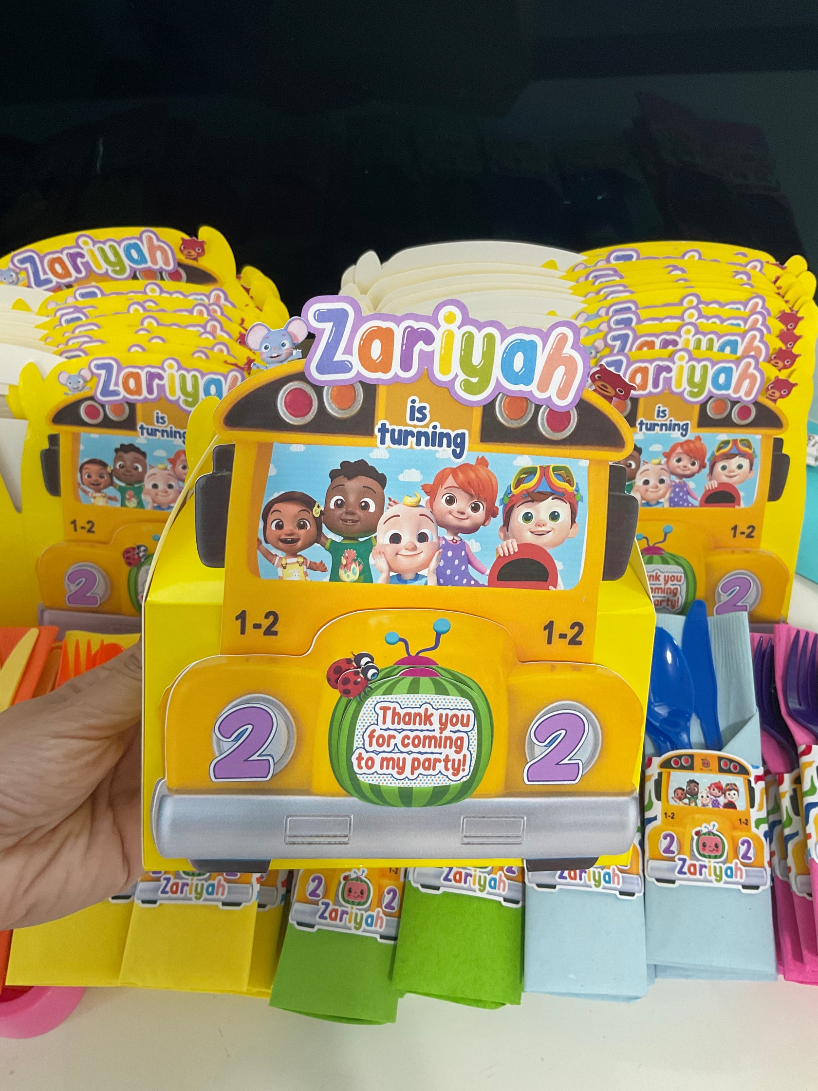 Cocomelon Favor Boxes - Sweet Surprises from SCPartyCreations