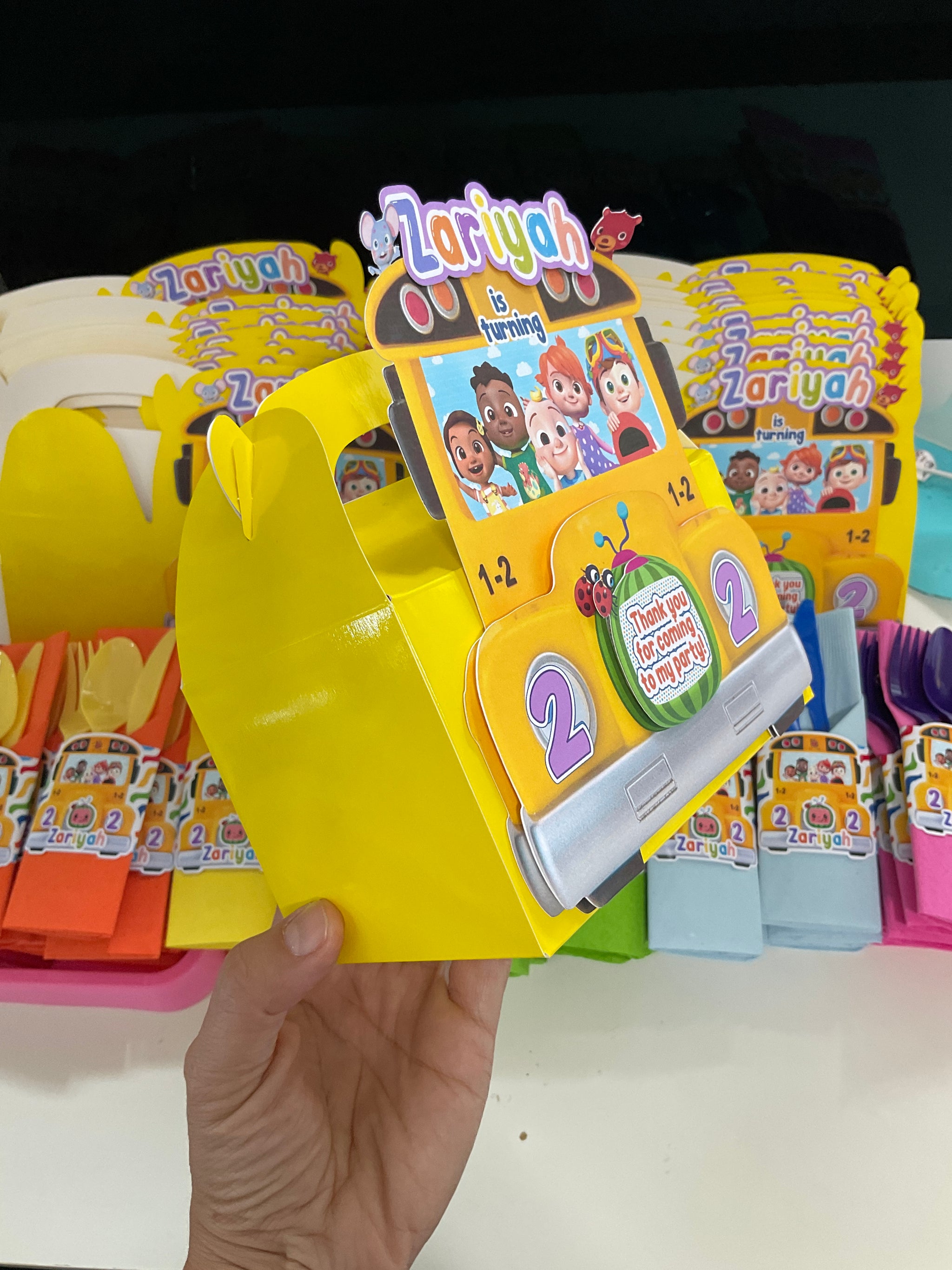 Cocomelon Favor Boxes - Sweet Surprises from SCPartyCreations