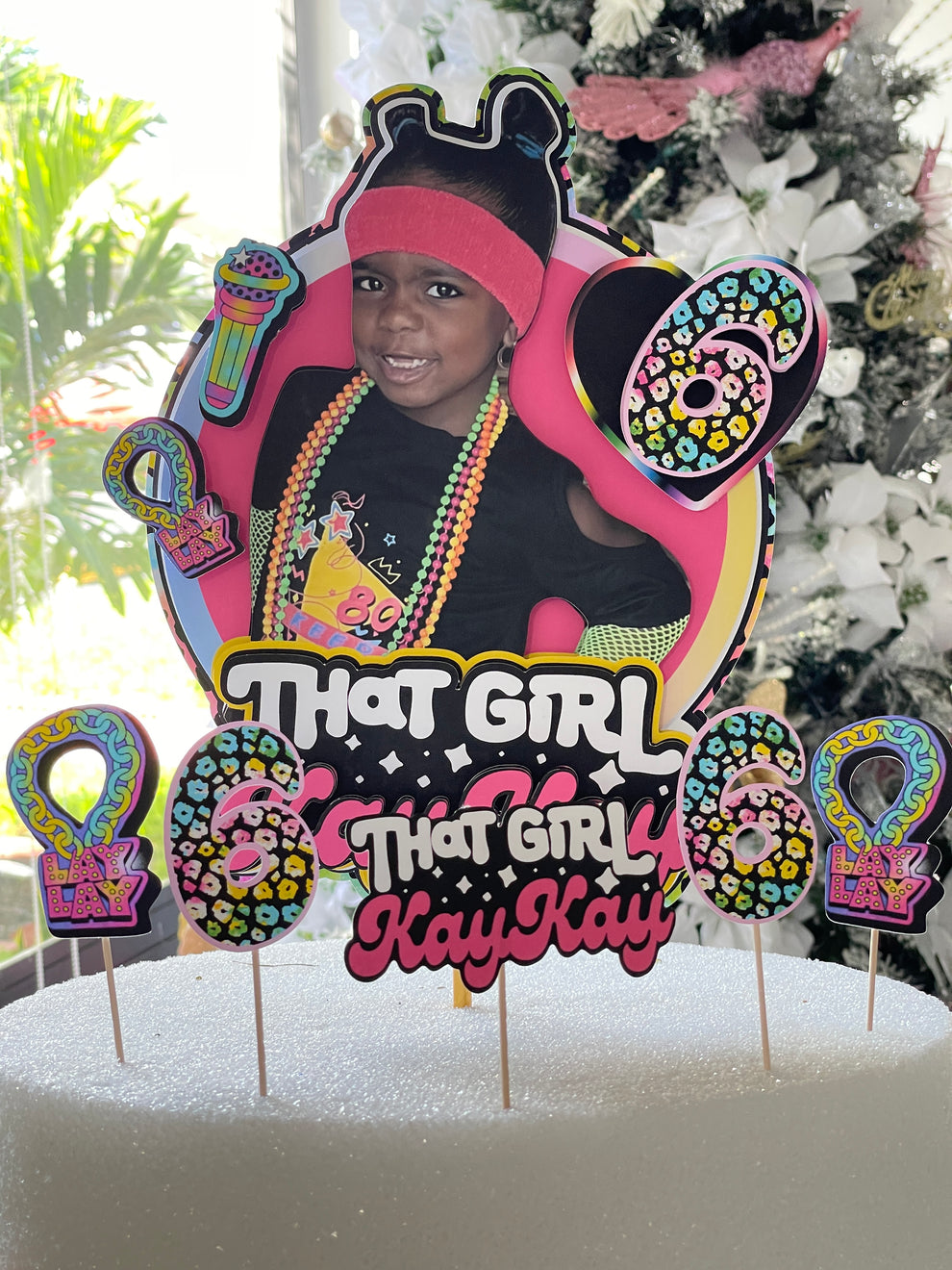 Personalized Cake Topper | Kids Birthday Party Decor – SCPARTYCREATIONS