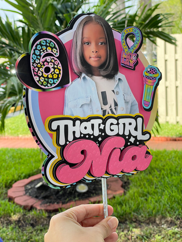 That Girl Lay Lay Cake Topper - Stylish Celebrations – SCPARTYCREATIONS